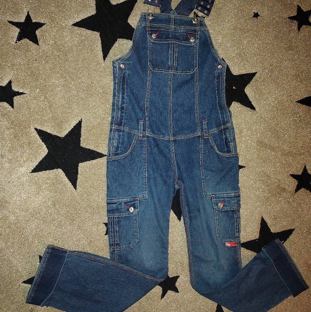 Vtg 90's Y2k Era Denim Overall. - Gem